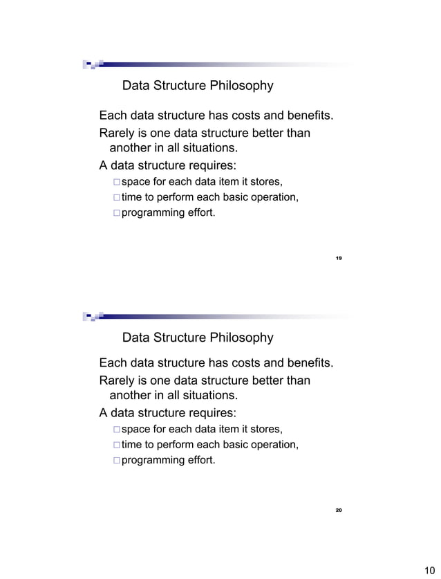 Lecture1 data structure(introduction) | PDF