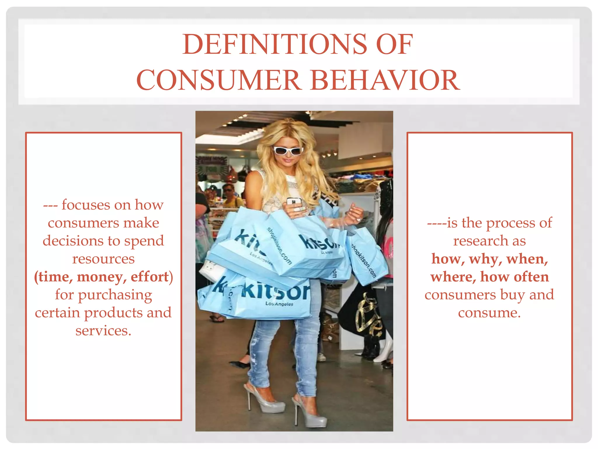 Defining consumer behavior | PPT Defining consumer behavior | PPT