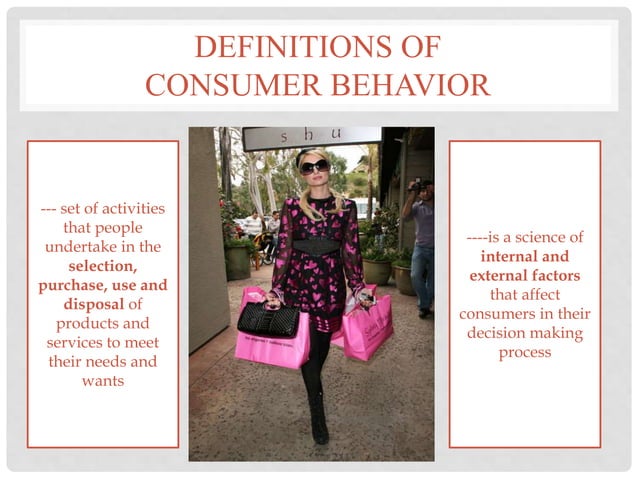 Defining consumer behavior | PPT Defining consumer behavior | PPT