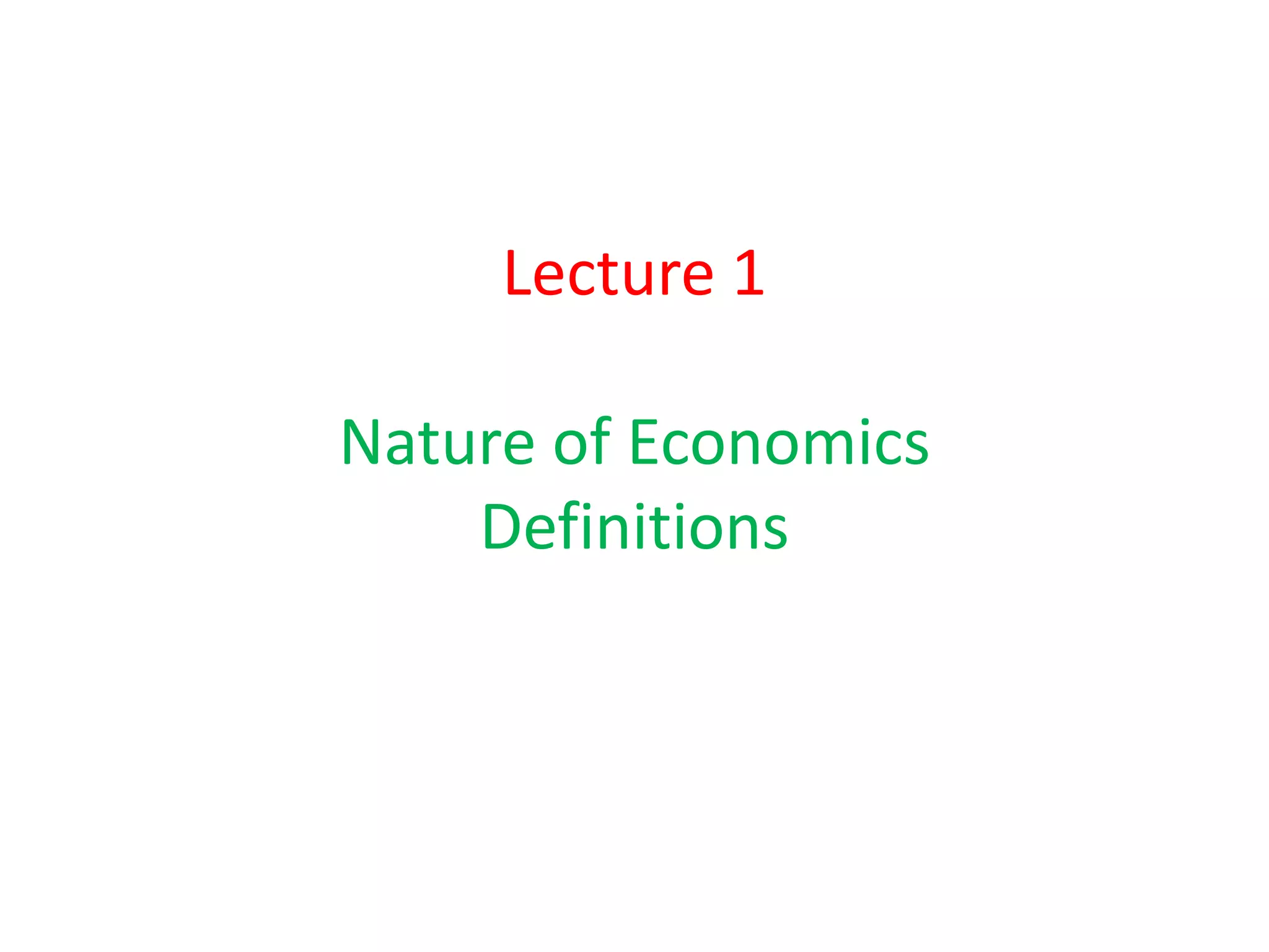 Lecture 1 definitions and scope | PPT