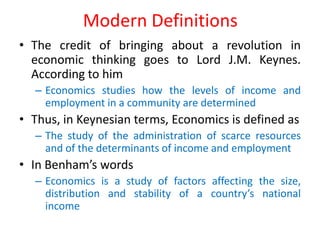 Lecture 1 definitions and scope | PPT