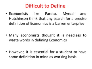 Lecture 1 definitions and scope | PPT