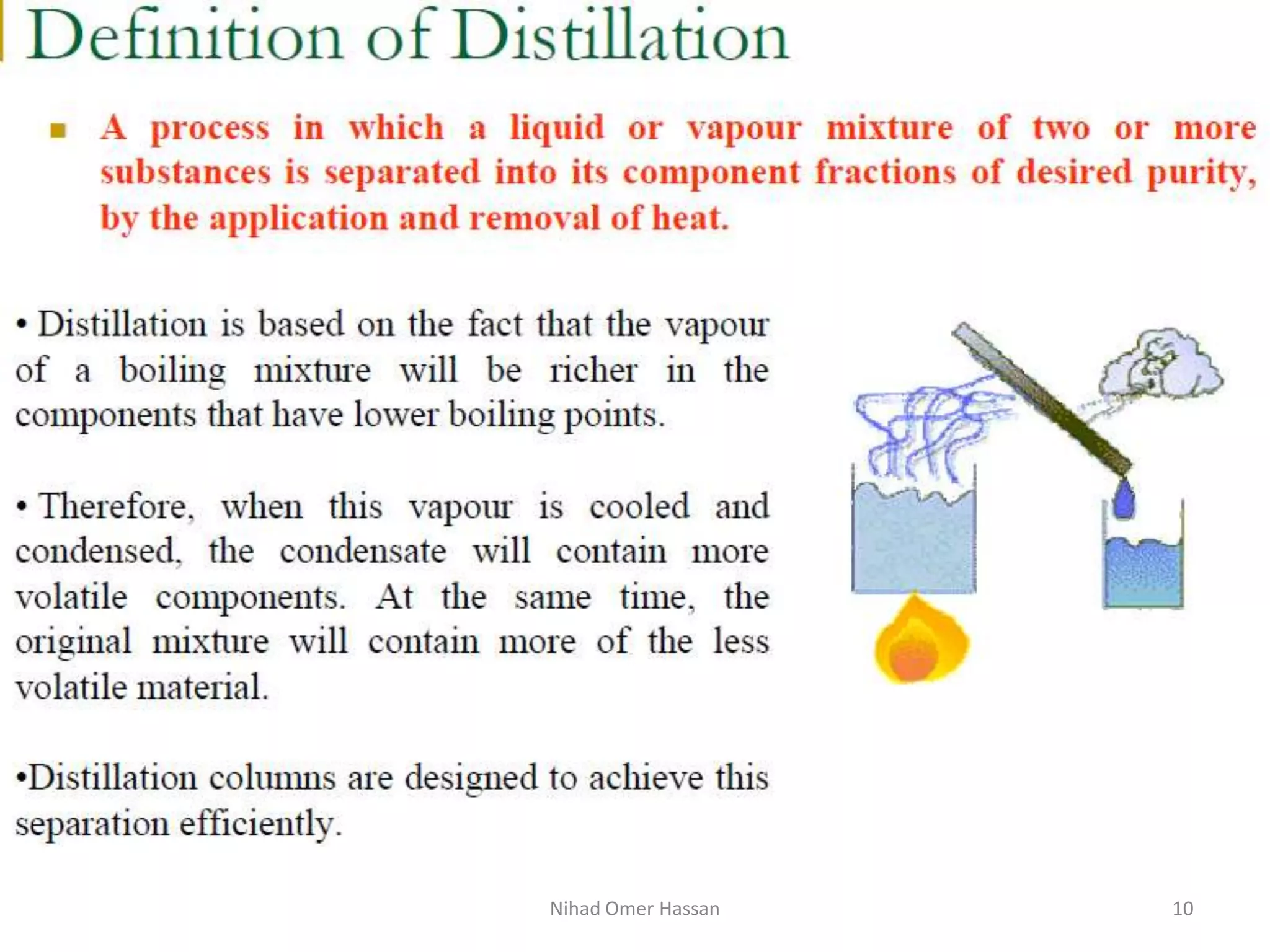 Lecture 1 distillation (introduction) | PPTX