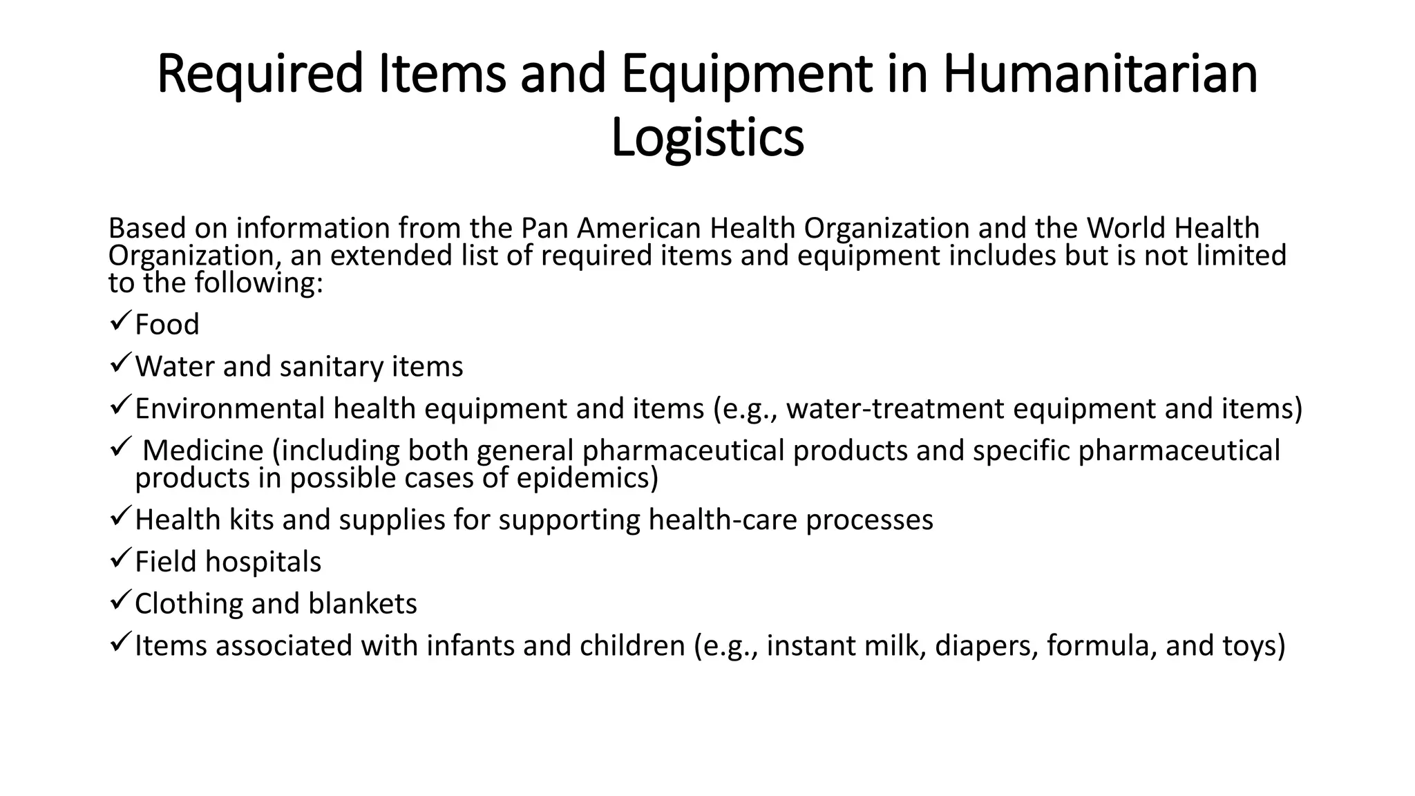 Humanitarian Logistics Management: An Overview | PDF
