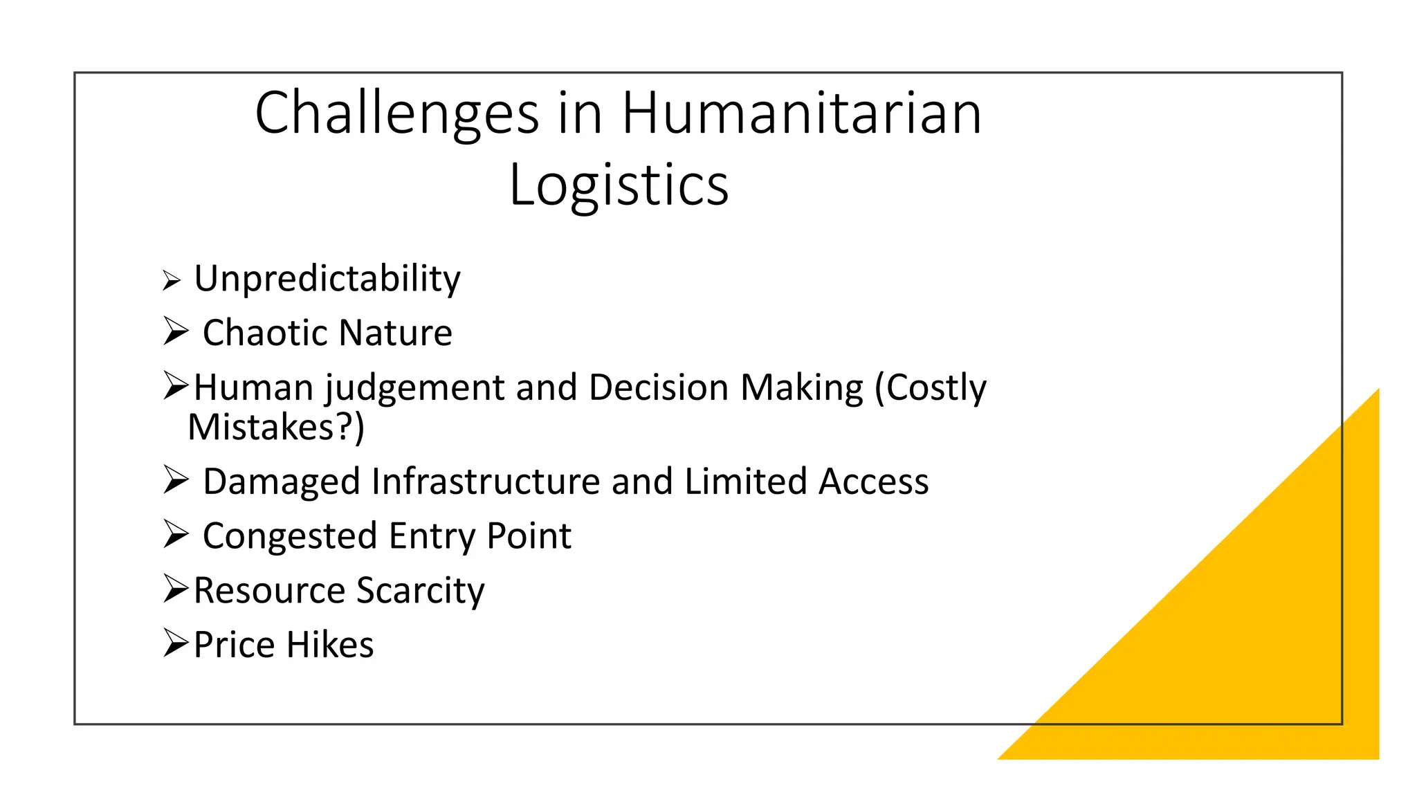 Humanitarian Logistics Management: An Overview | PDF