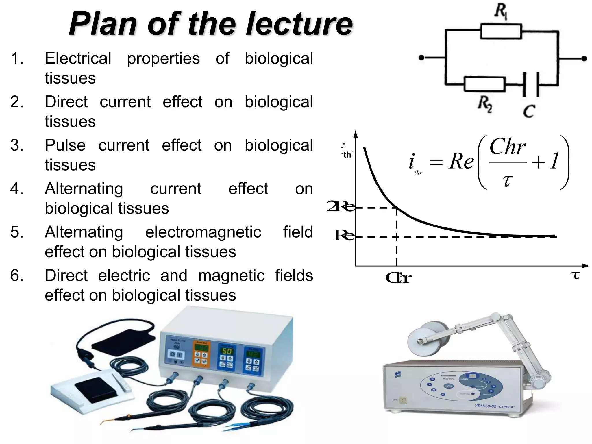 Electrical Currents and Electromagnetic Fields Effects on Biological ...