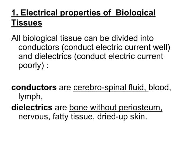Electrical Currents and Electromagnetic Fields Effects on Biological ...