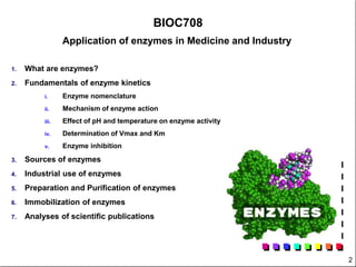 Lecture 1 - Enzymes-Intro. Kinetics.PPT