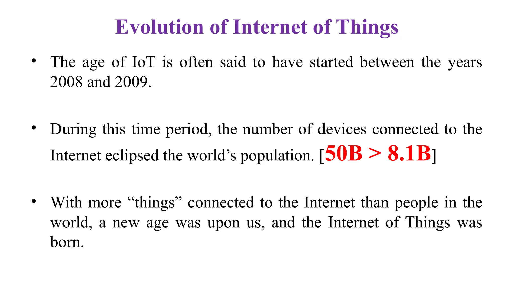 Evolution of Internet of Things an Introduction | PPT