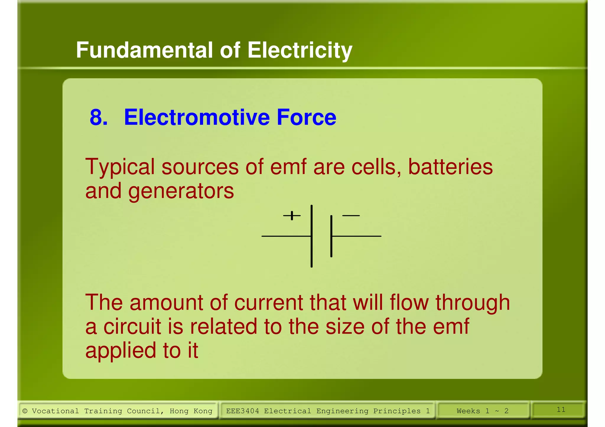 Lecture 1 fundamental of electricity | PDF