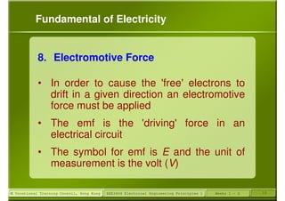 Lecture 1 fundamental of electricity | PDF