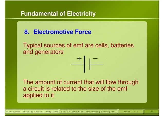 Lecture 1 fundamental of electricity | PDF | Physics | Science