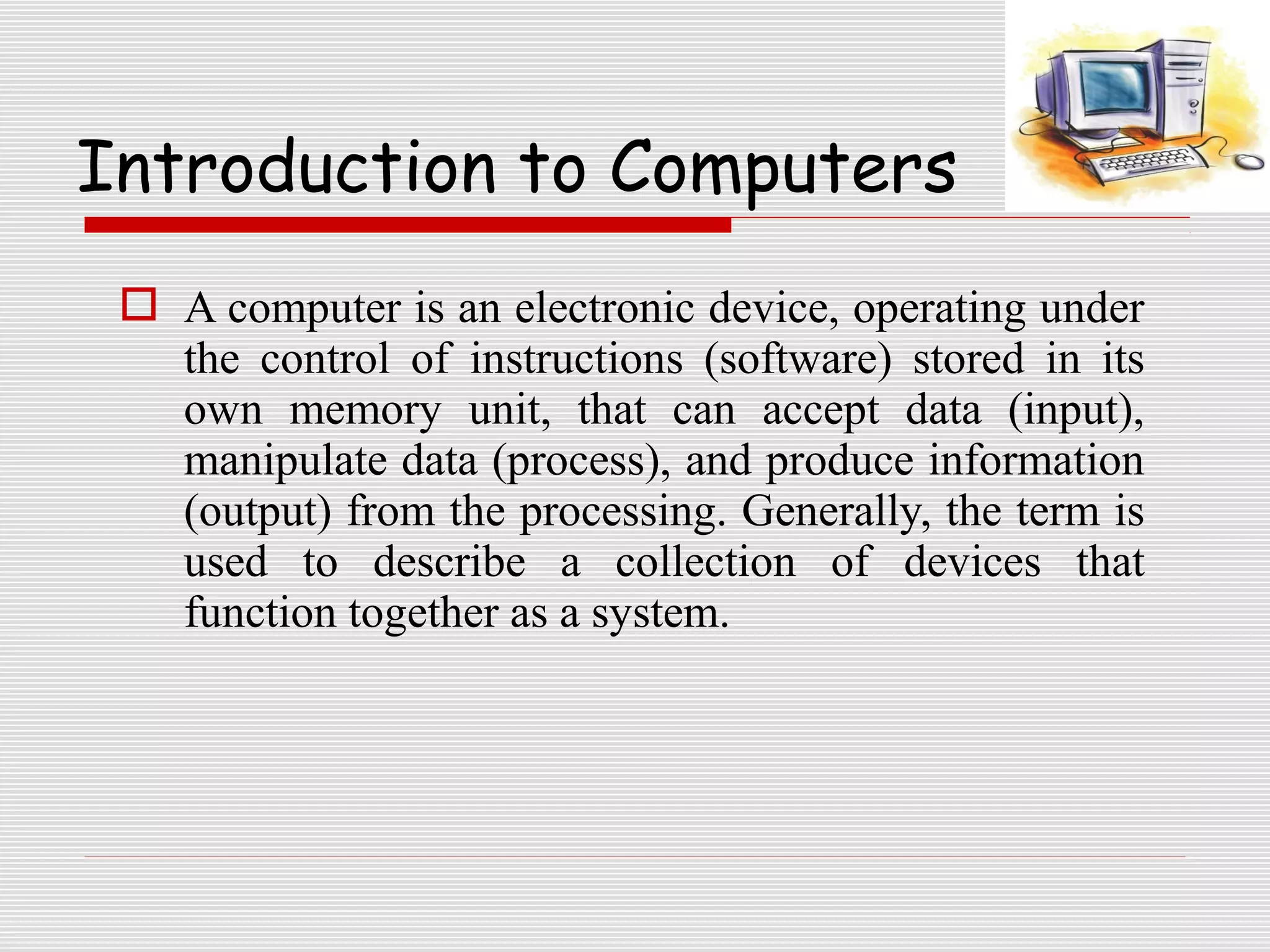 Fundamentals Of Computer System And Programming Ec 105 Ppt