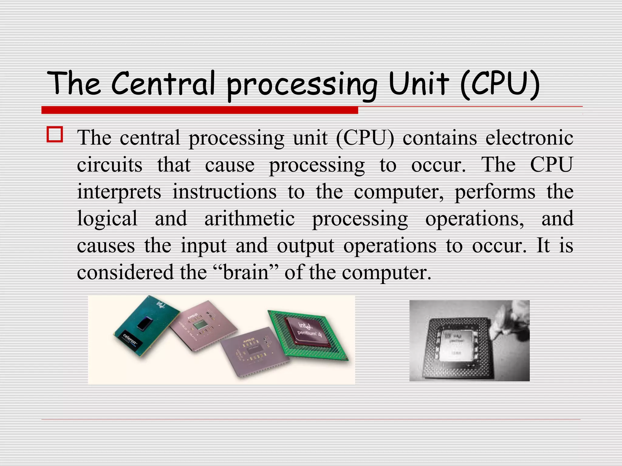 Fundamentals Of Computer System And Programming Ec 105 Ppt