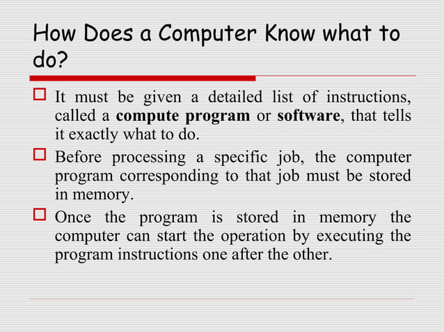 Fundamentals Of Computer System And Programming Ec 105 Ppt