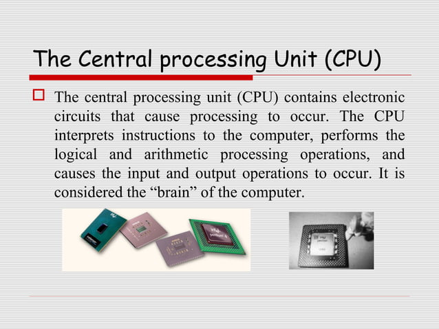 Fundamentals Of Computer System And Programming Ec 105 Ppt
