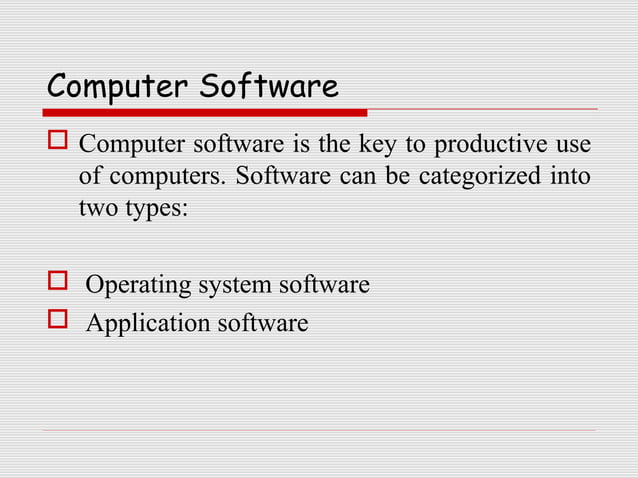 Fundamentals Of Computer System And Programming Ec 105 Ppt