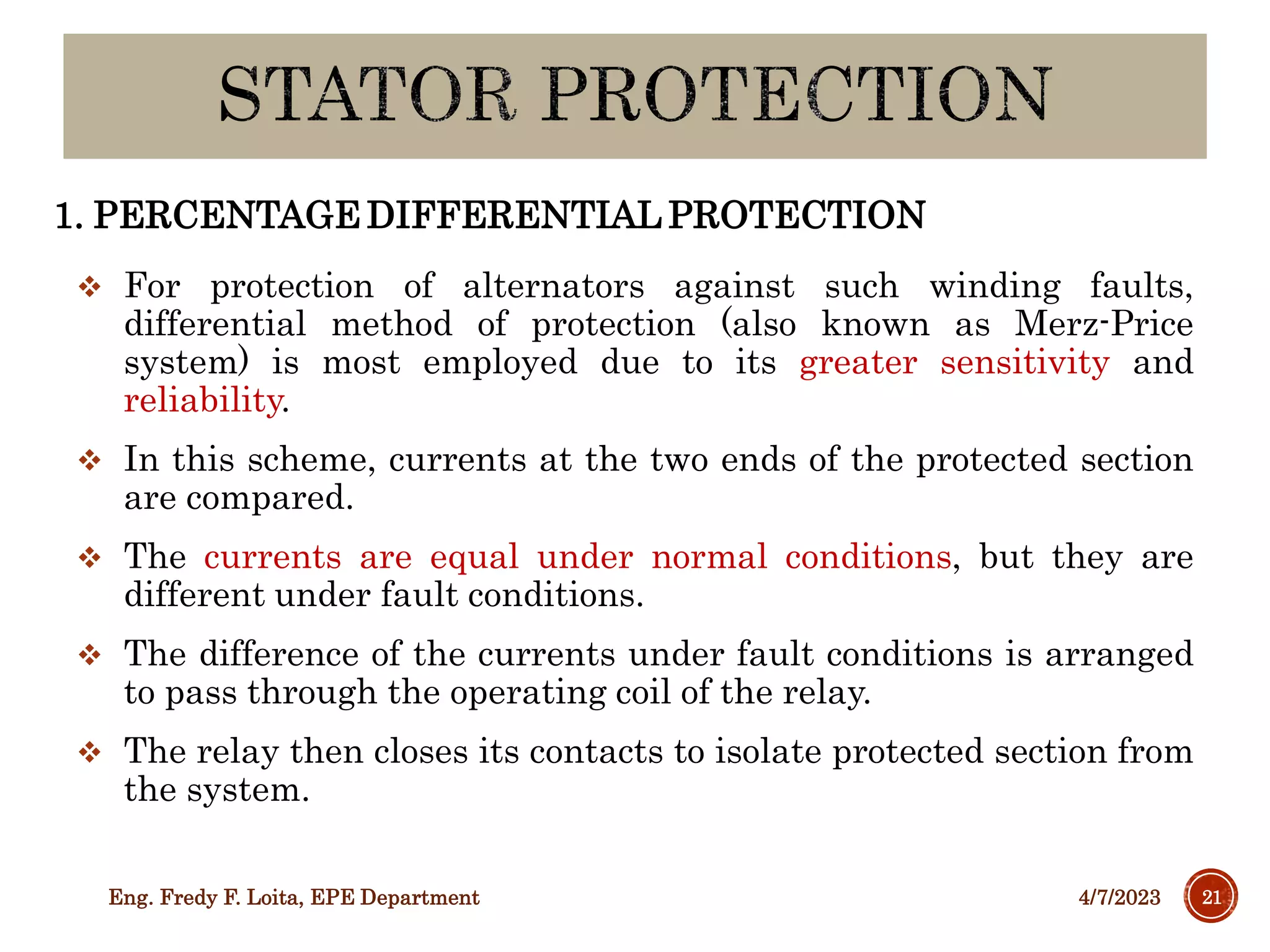 LECTURE 1 - GENERATOR PROTECTION.pptx