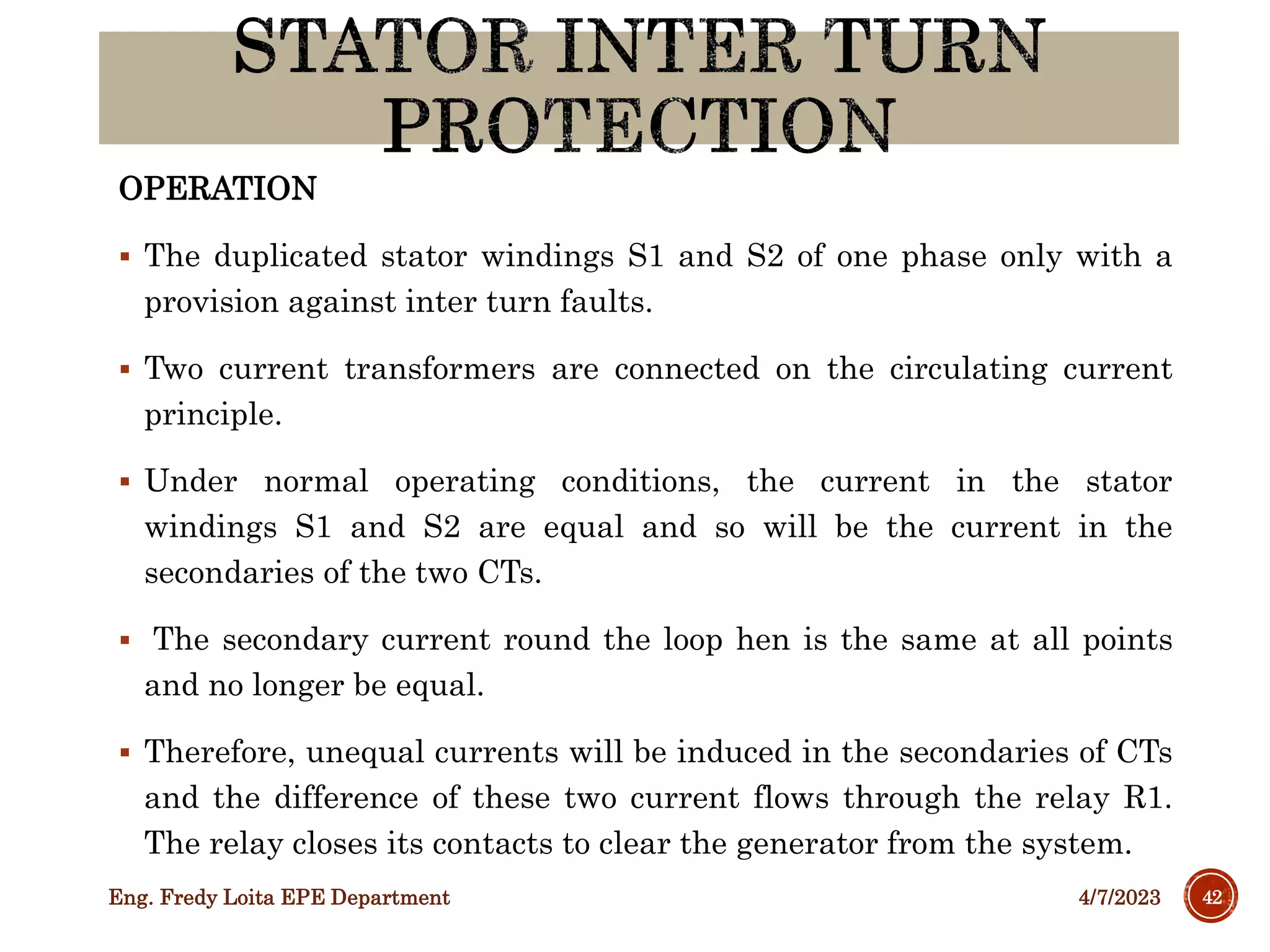 LECTURE 1 - GENERATOR PROTECTION.pptx