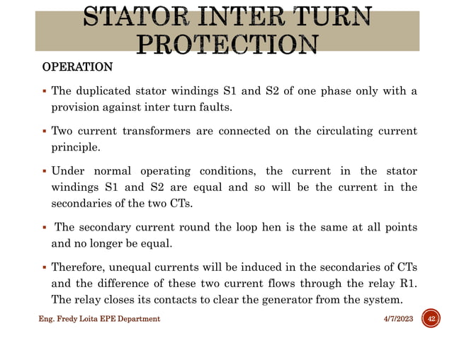 LECTURE 1 - GENERATOR PROTECTION.pptx