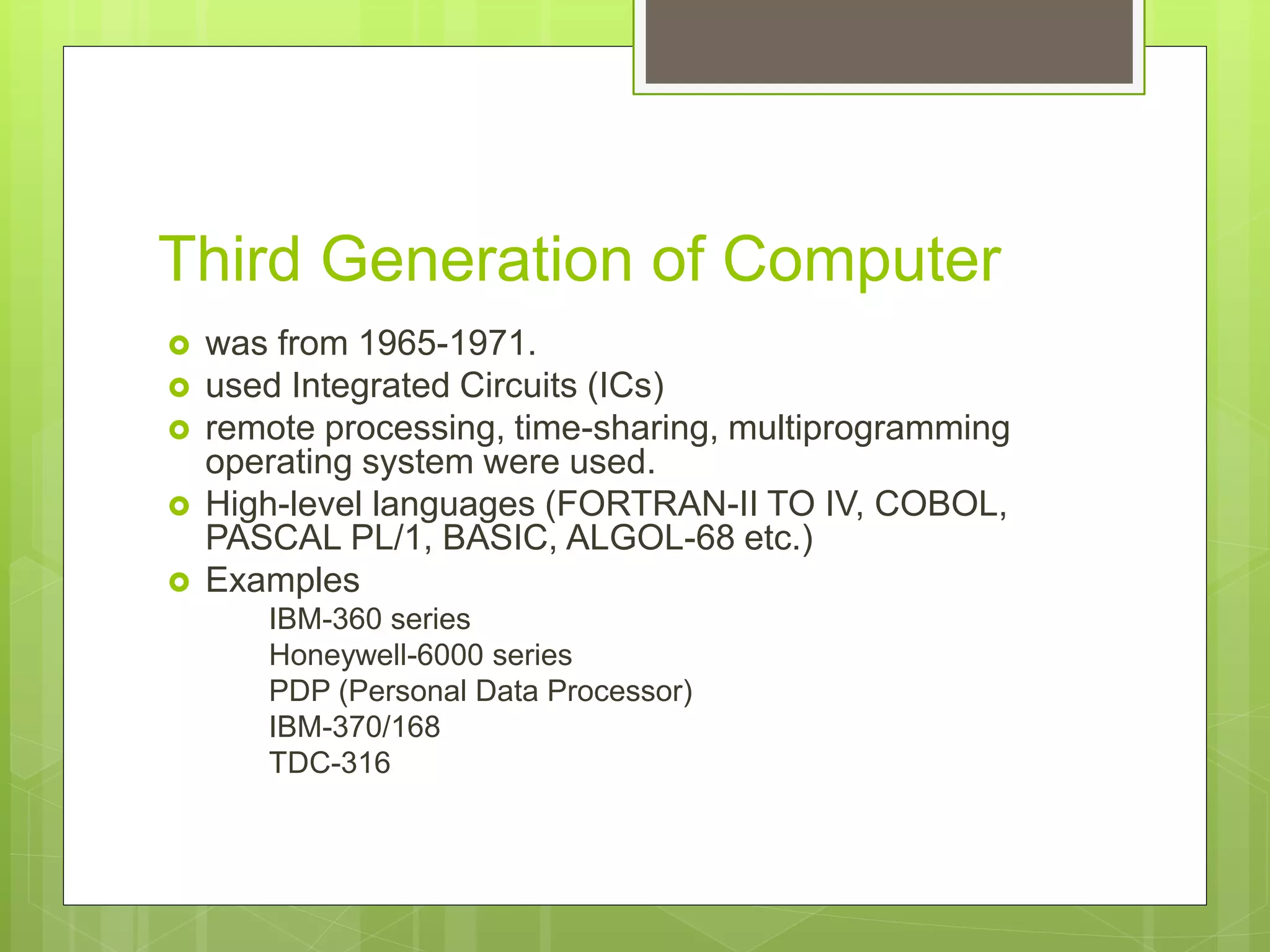 History and Generations of computer | PPTX