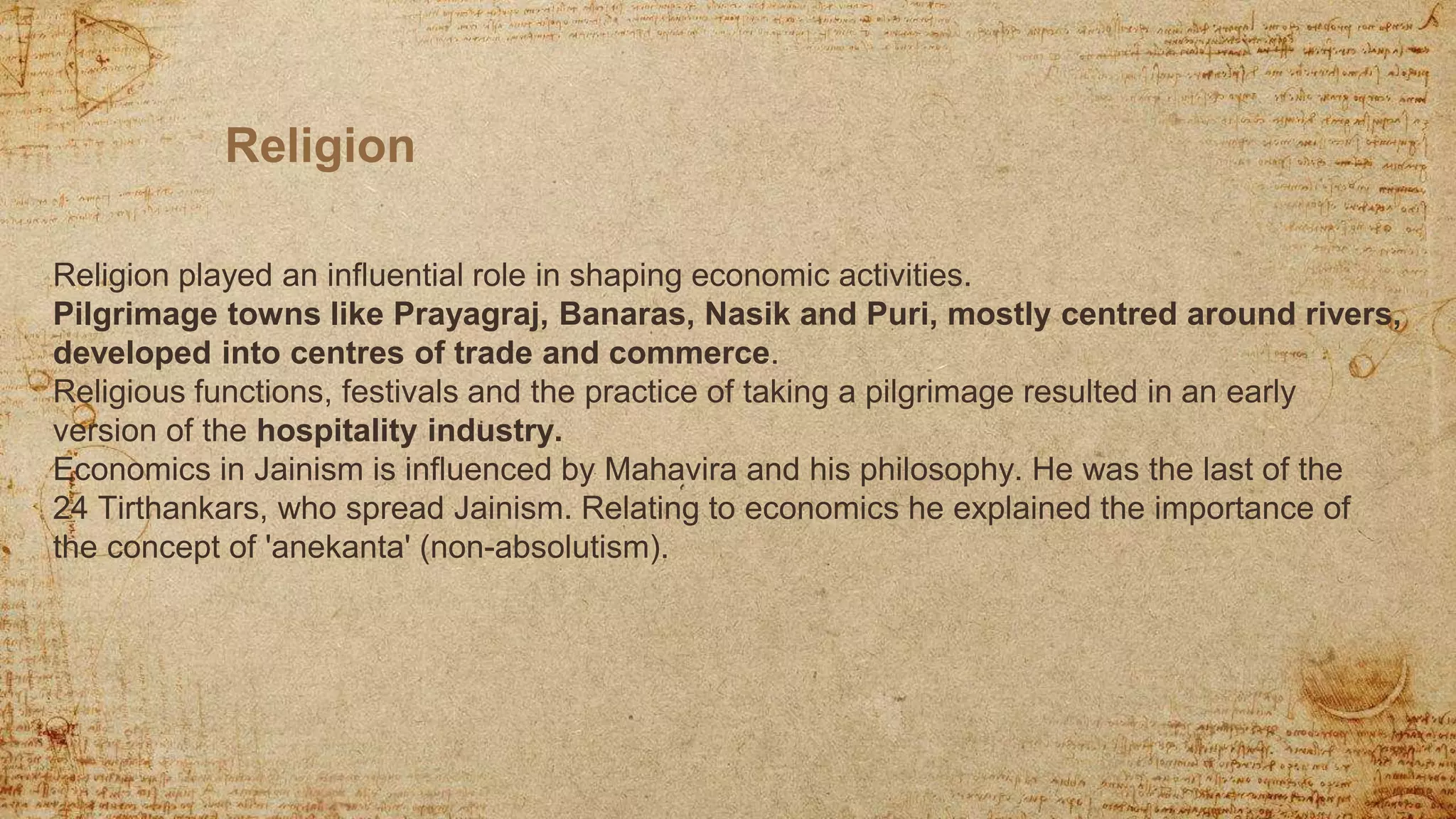 Pre-colonial History of Indian Economy | PPTX