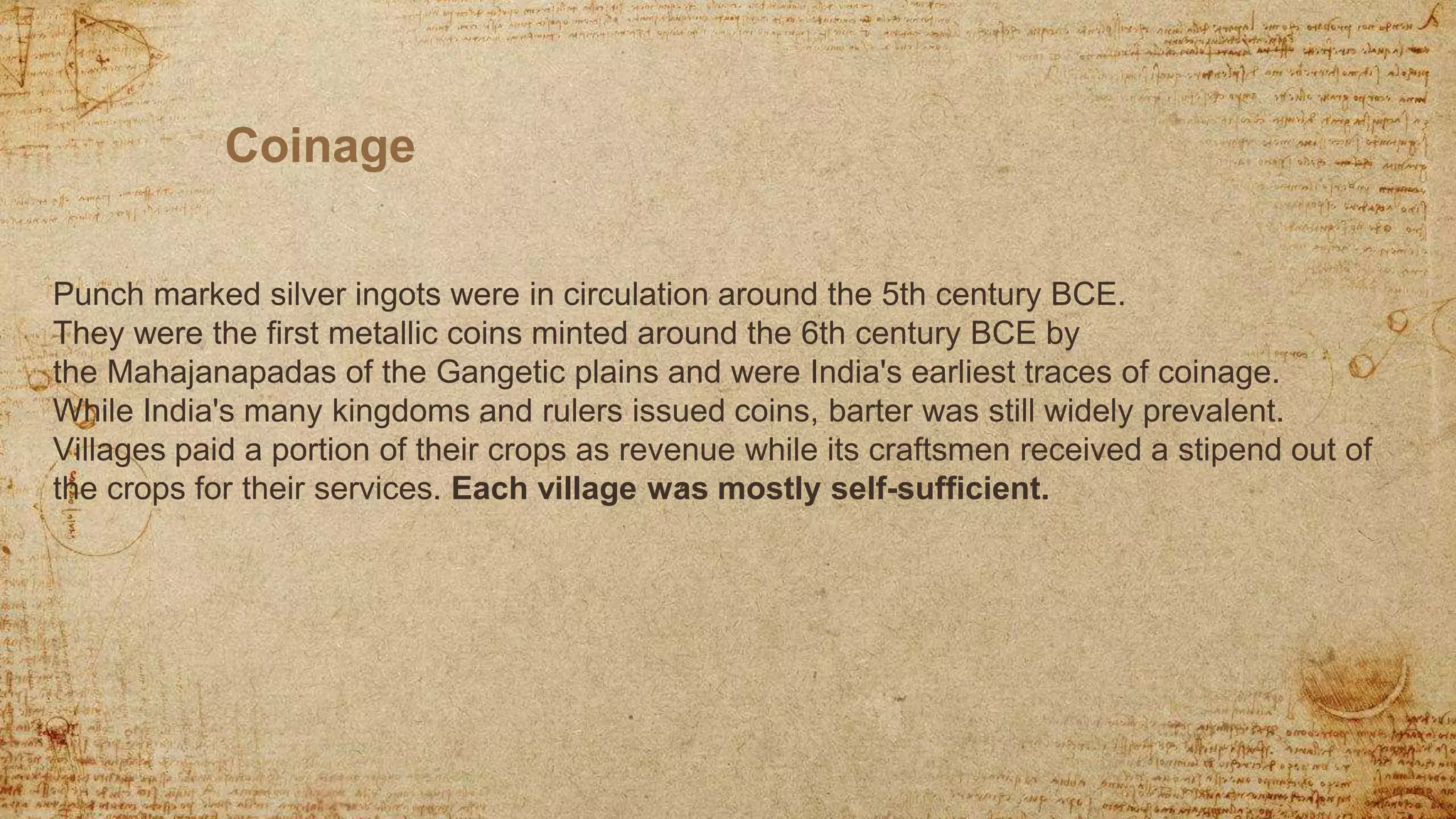 Pre-colonial History of Indian Economy | PPTX