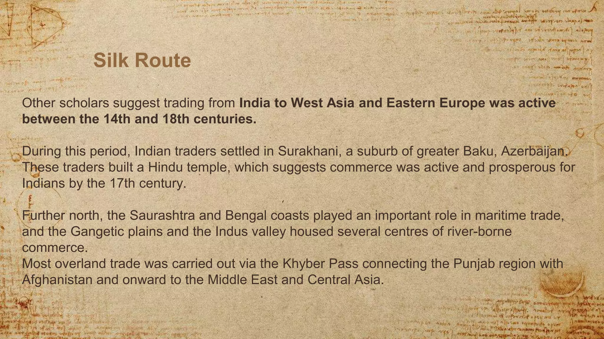 Pre-colonial History of Indian Economy | PPTX