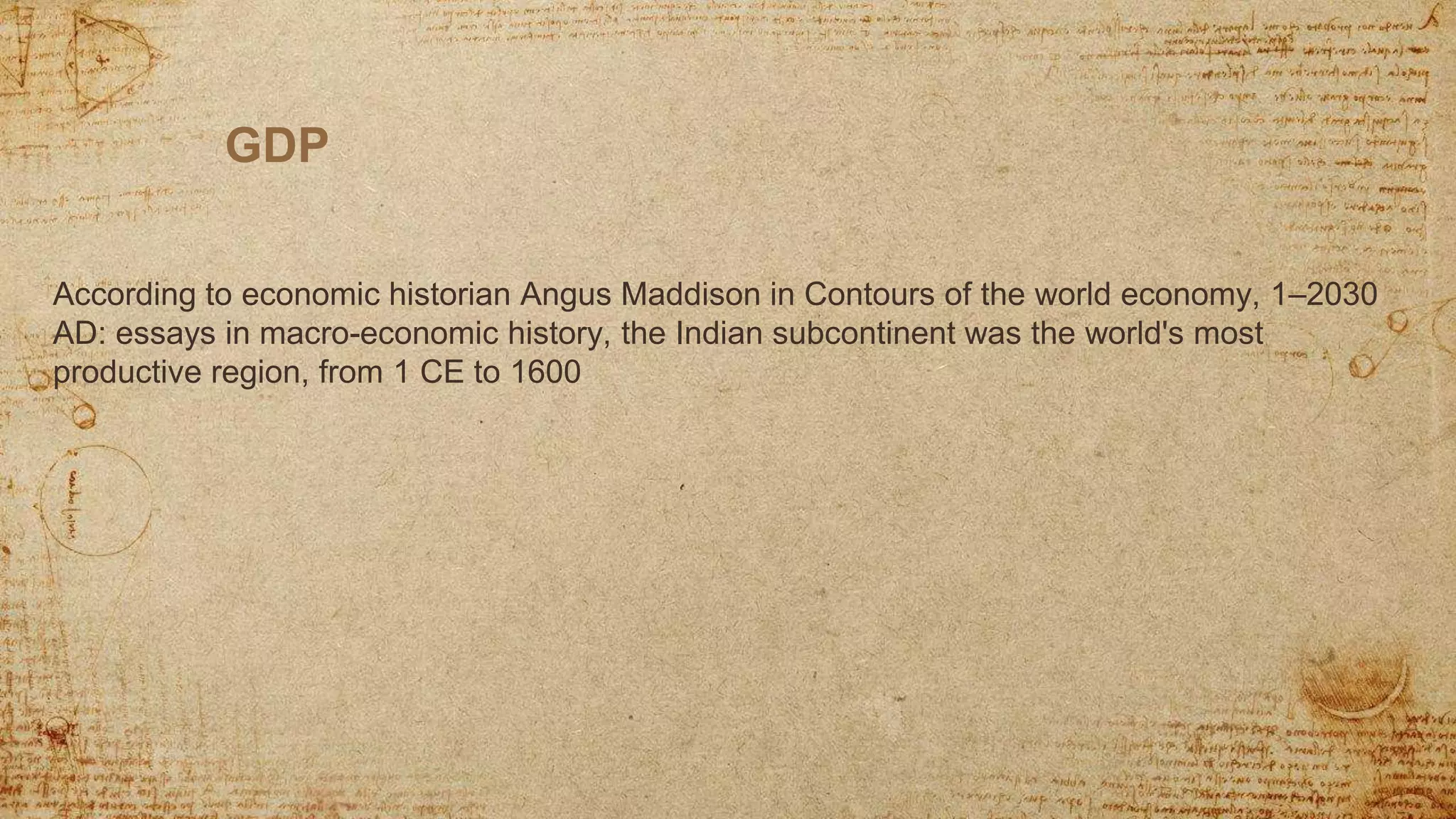 Pre-colonial History of Indian Economy | PPTX