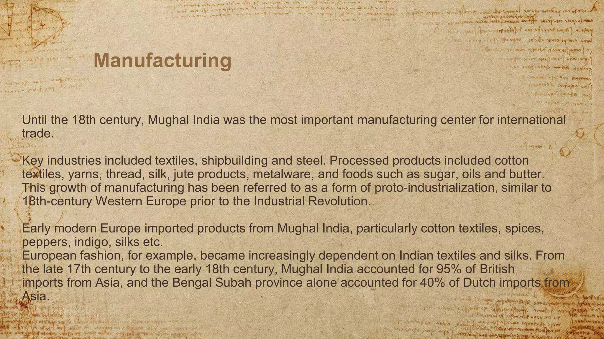 Pre-colonial History of Indian Economy | PPTX