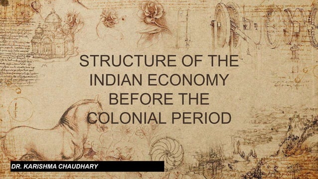 Pre-colonial History of Indian Economy | PPTX