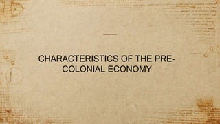 Pre-colonial History of Indian Economy | PPTX