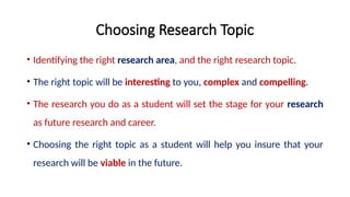 Lecture 1-HOW TO CHOOSE A RESEARCH TOPIC.pptx