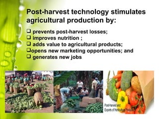 Lecture 1: Importance of Postharvest Technology | PPT