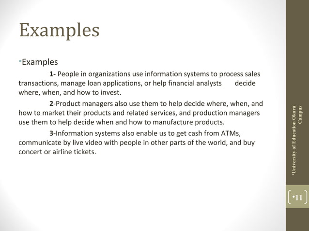 Lecture 1 Information System | PPT