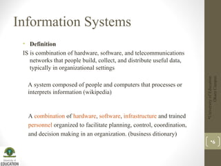Lecture 1 Information System | PPT