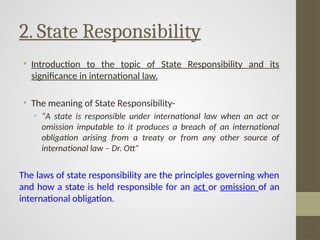 Introduction to International Law Presentation 1 | PPTX