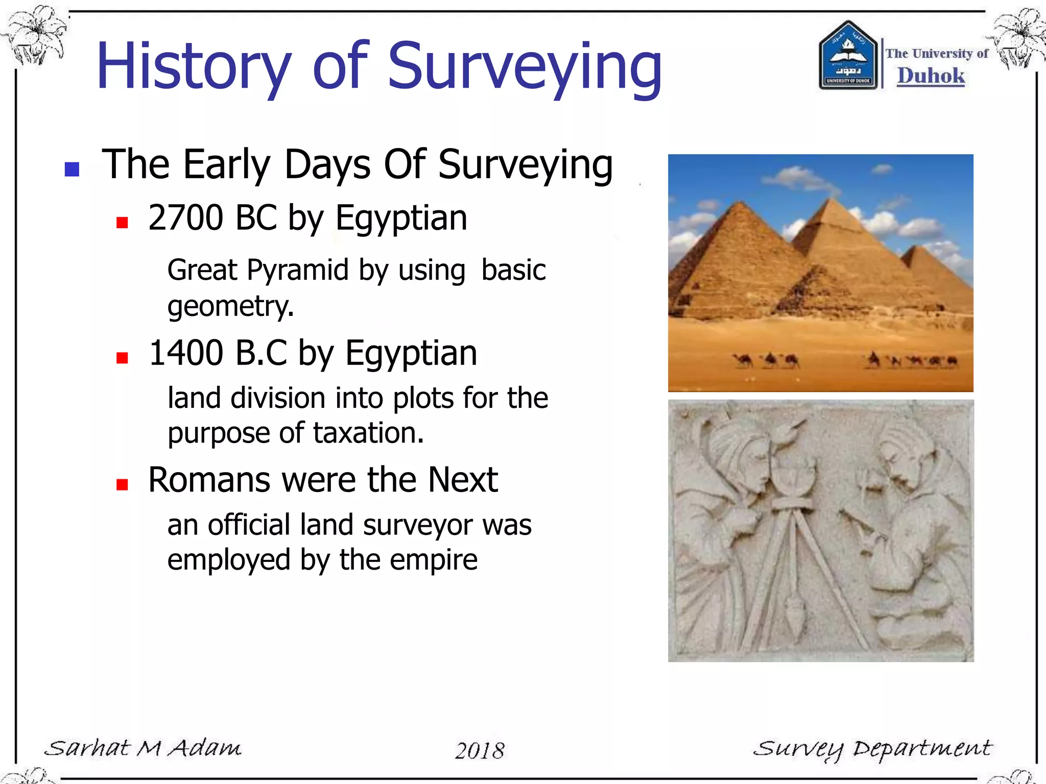 Lecture 1 introdcution to engineering surveying | PDF