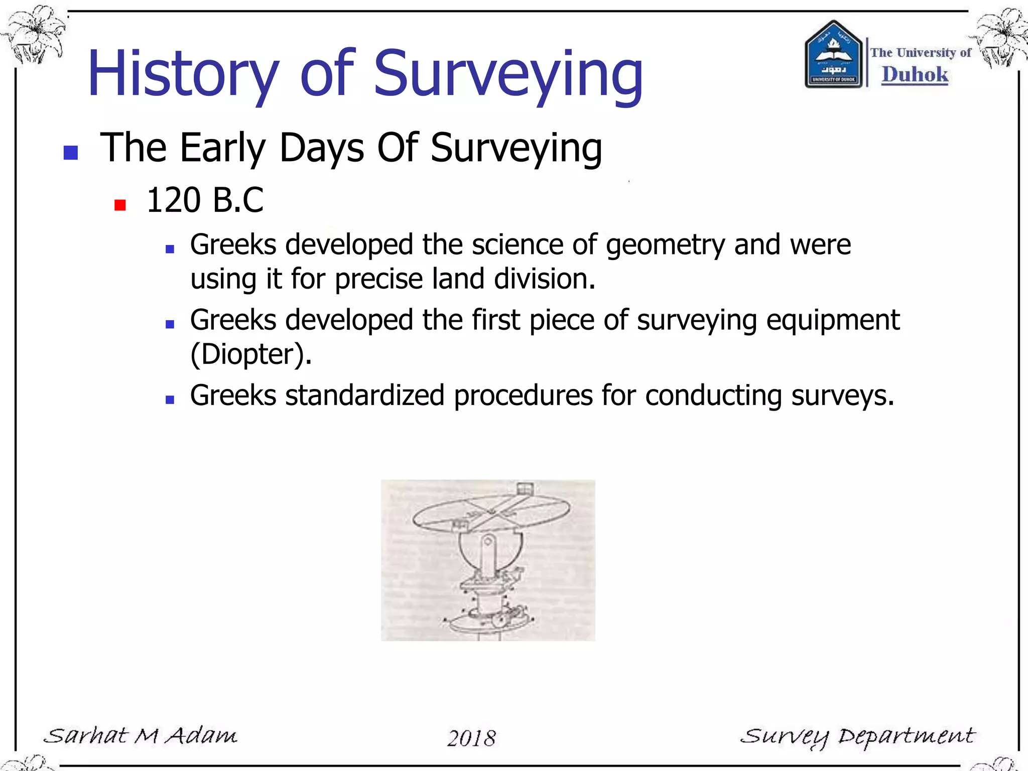 Lecture 1 introdcution to engineering surveying | PDF
