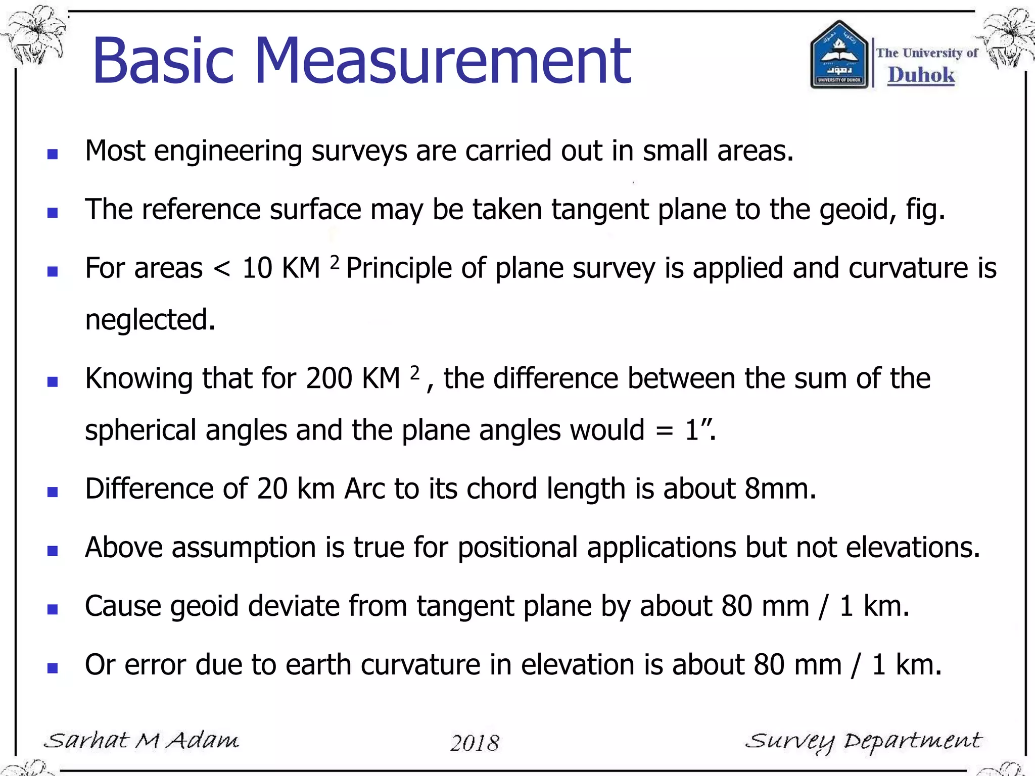 Lecture 1 introdcution to engineering surveying | PDF