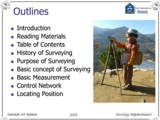 Lecture 1 introdcution to engineering surveying | PDF