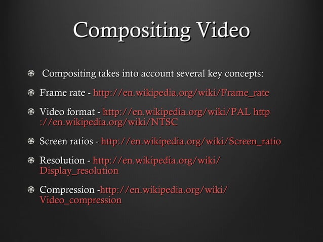 Motion Graphics & Compositing Video | PPT