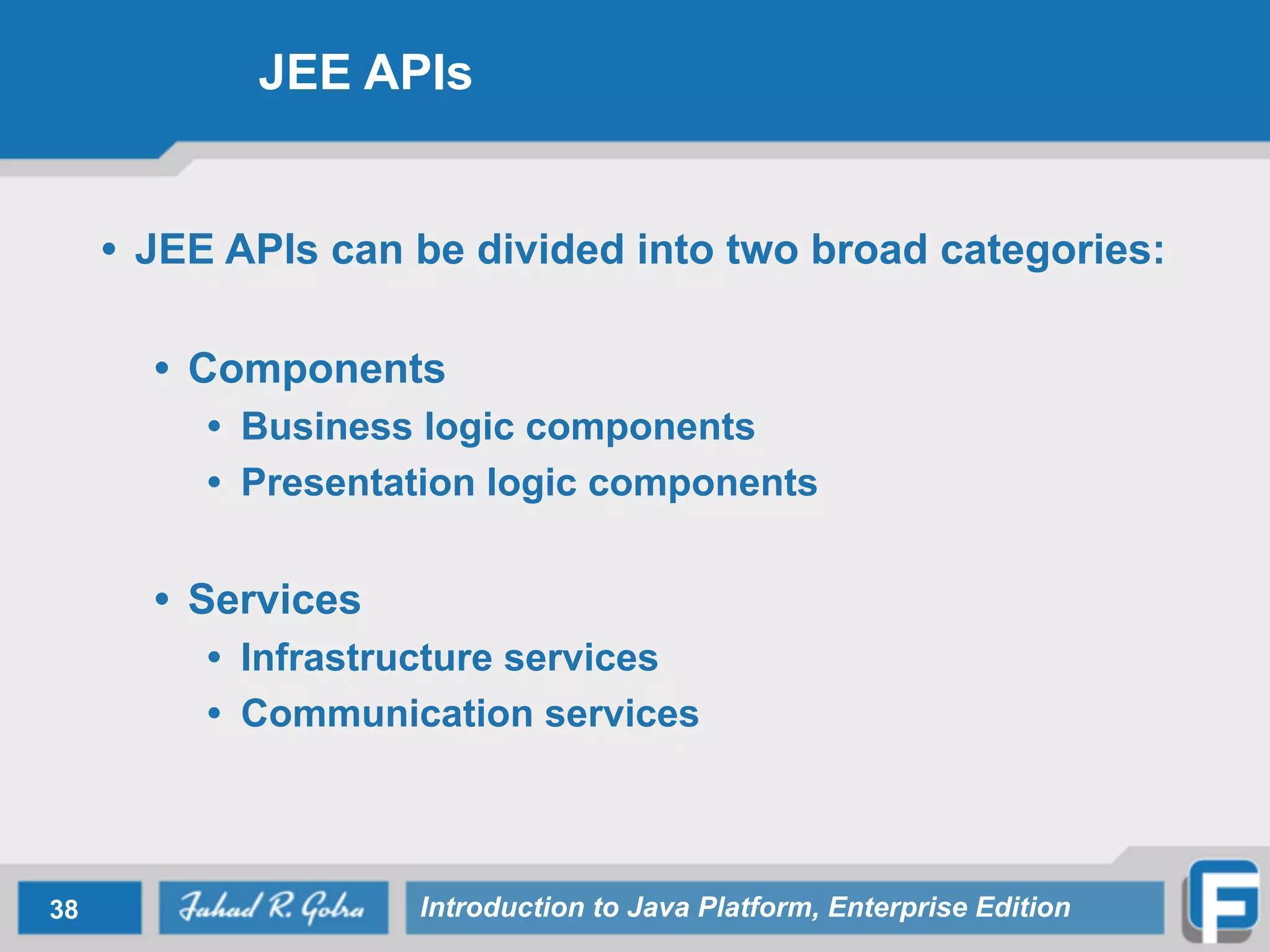 Lecture 1: Introduction to JEE | PDF