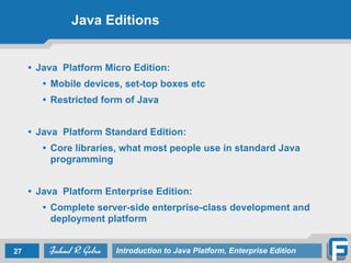 Lecture 1: Introduction to JEE | PDF