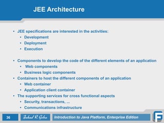 Lecture 1: Introduction to JEE | PDF