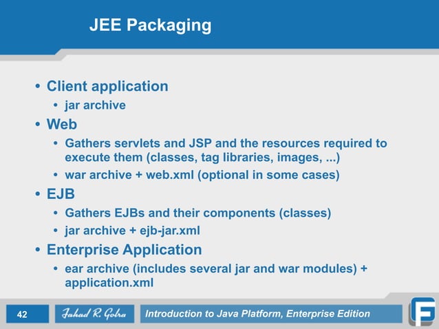 Lecture 1: Introduction to JEE | PDF