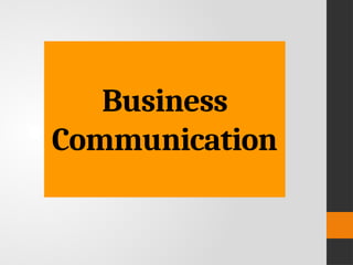 Lecture (1)-Introduction.pptx business communication | PPTX