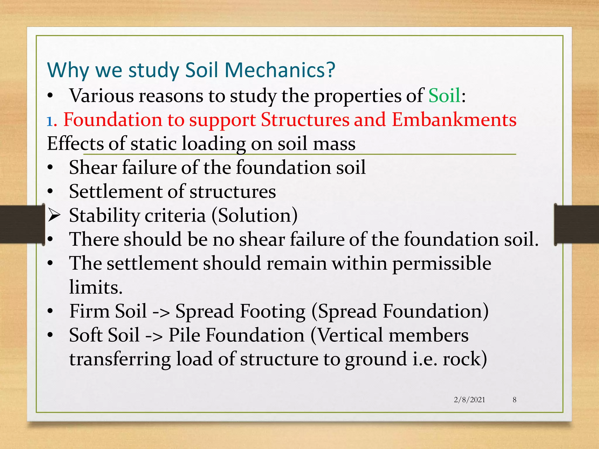 Lecture 1 introduction and properties of soil | PPT