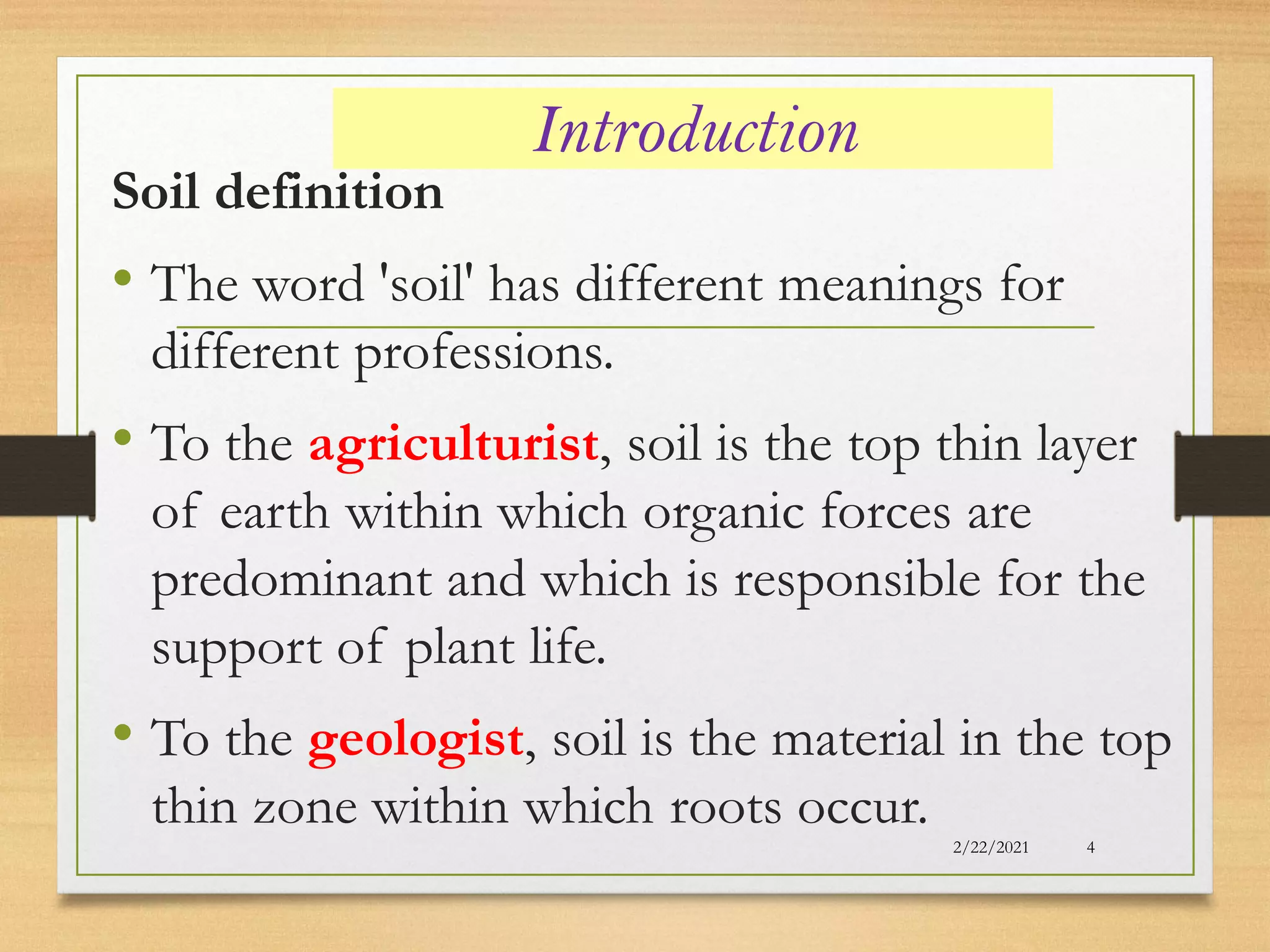 Lecture 1 introduction and properties of soil | PDF