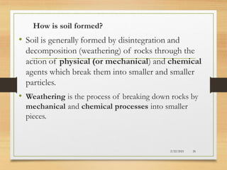 Lecture 1 introduction and properties of soil | PDF